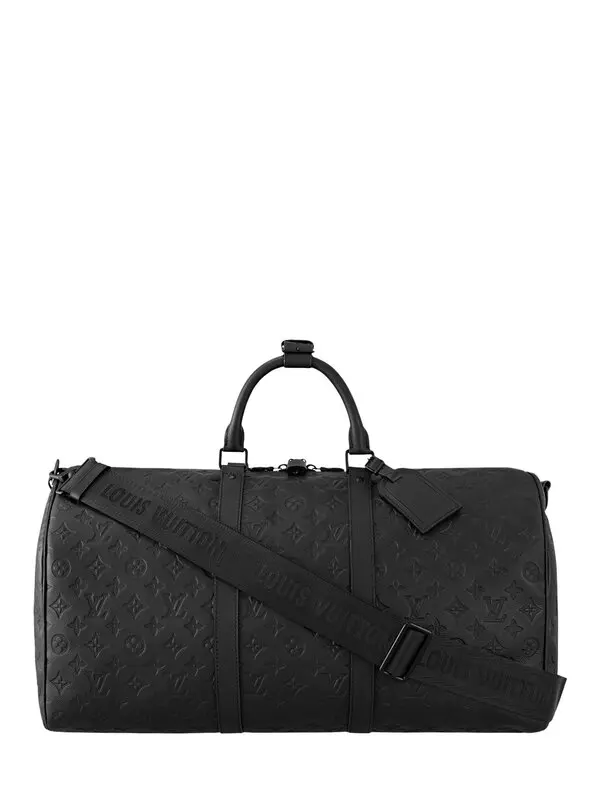 LOUIS VUITTON Keepall Bandoulière 50 - Black