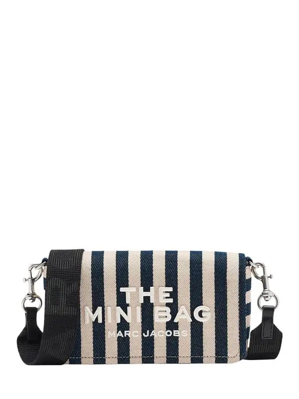 Marc Jacobs Stripe Canvas The Items Mini Bag - Blue
