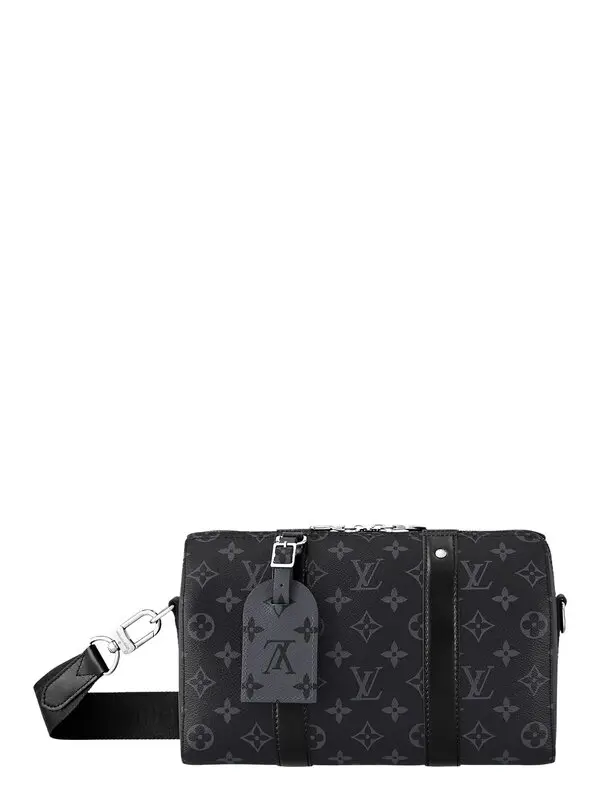 LOUIS VUITTON City Keepall Monogram Eclipse Reverse Canvas - Black