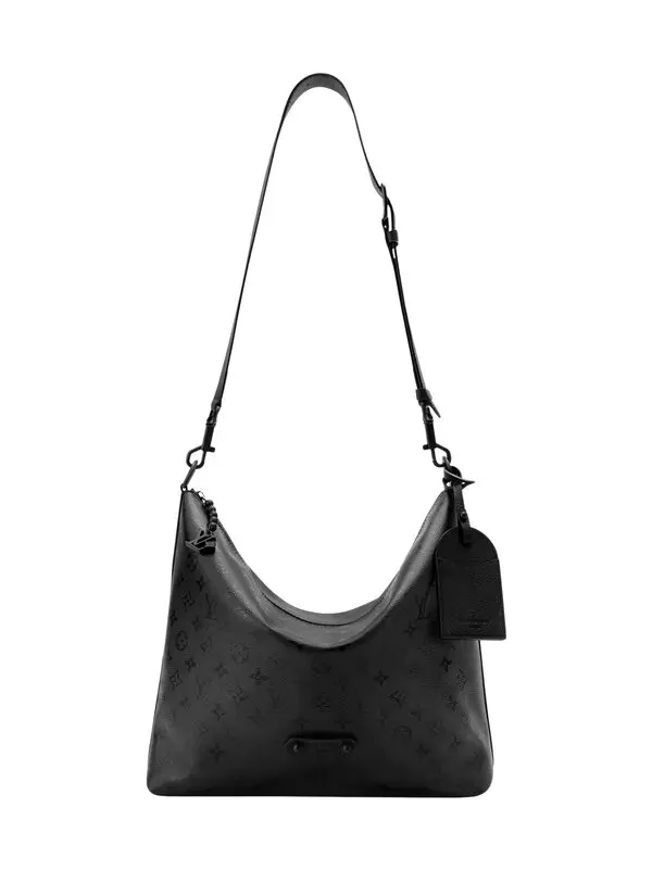 LOUIS VUITTON Vagabond Hobo Monogram Midnight Canvas - Black