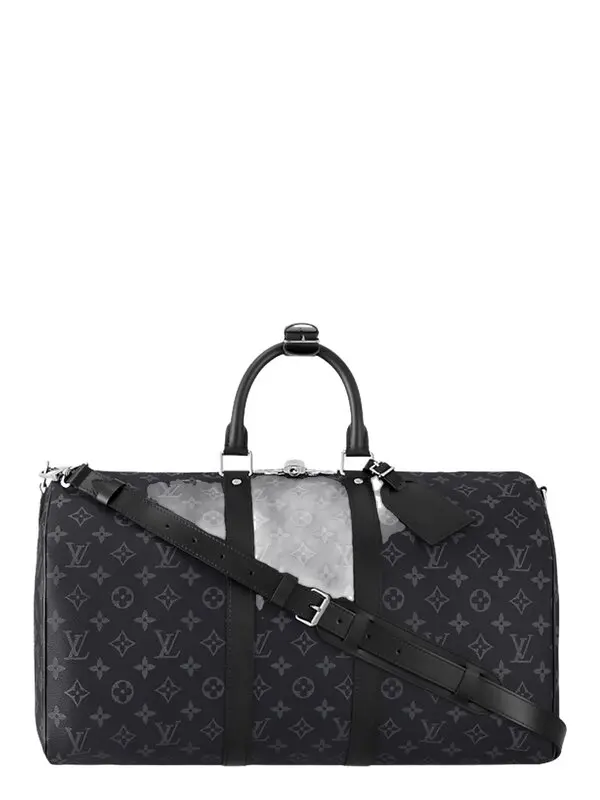 LOUIS VUITTON Keepall Bandoulière 45 - Black