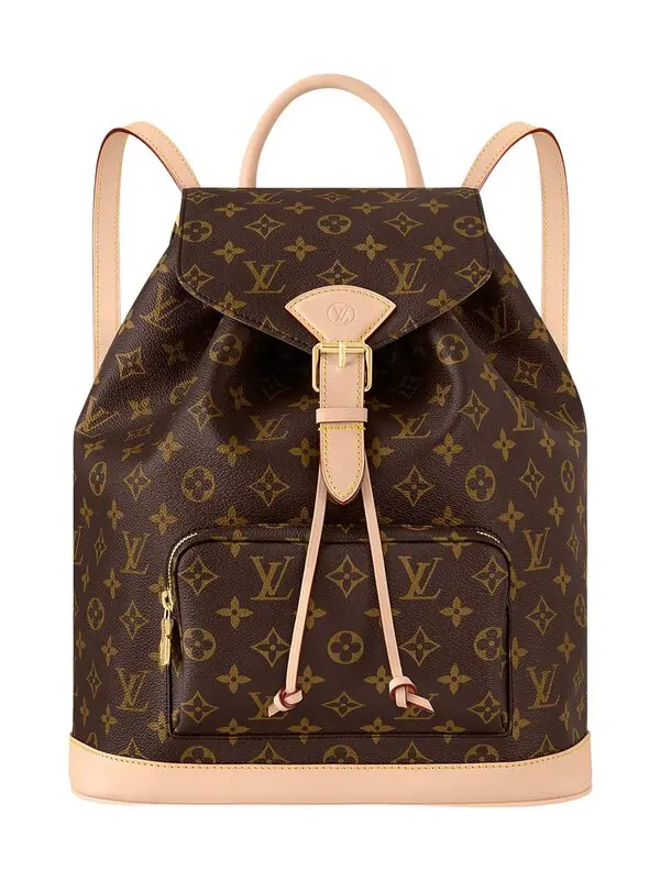 LOUIS VUITTON Montsouris Mm Monogram Canvas Backpack - Brown