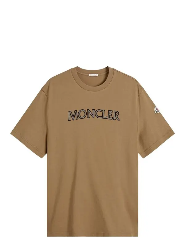 Moncler Logo Short-sleeve T-shirt - Yellow