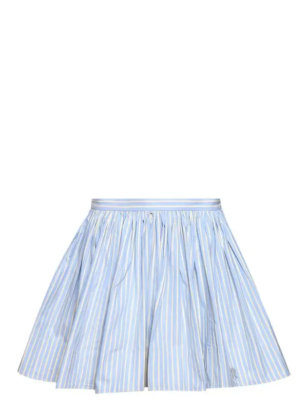 Rabanne Pleated Mini Skirt - Blue
