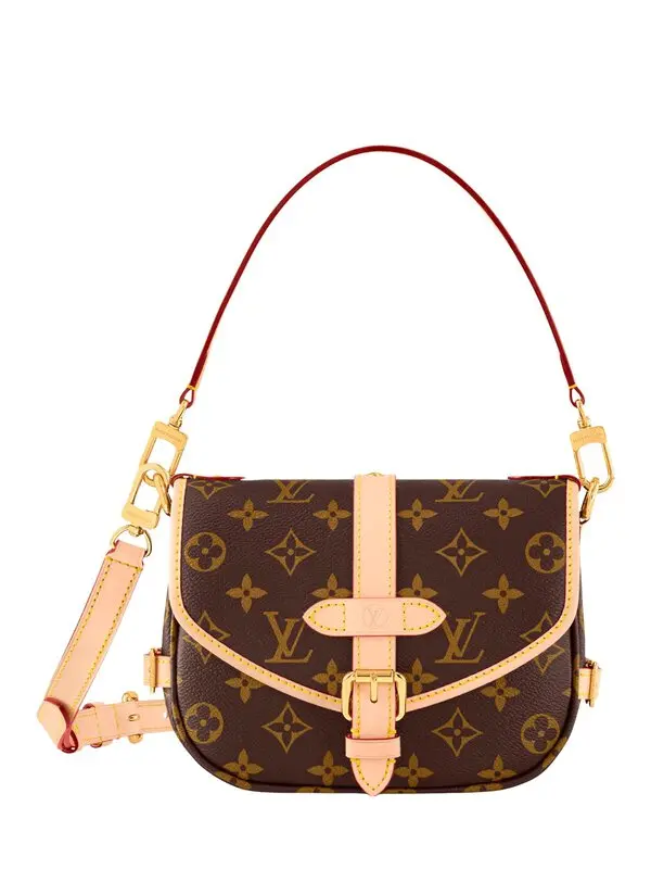 LOUIS VUITTON Saumur Bb Monogram Canvas - Brown