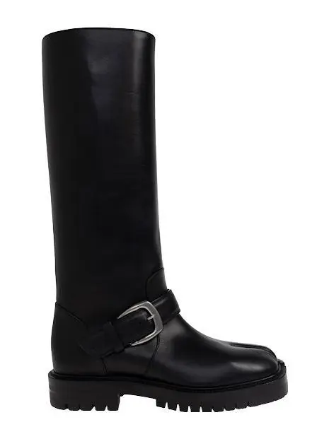 MAISON MARGIELA Tabi County Knee Boot - Black