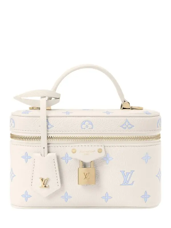LOUIS VUITTON Vanity Chain Pouch - White