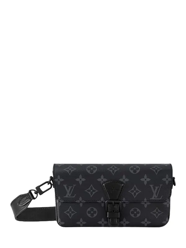 LOUIS VUITTON Montsouris Wearable Wallet - Black