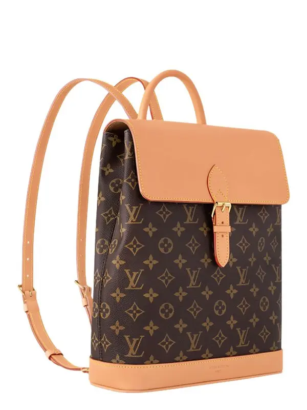 LOUIS VUITTON Soho Mm Monogram Canvas - Brown
