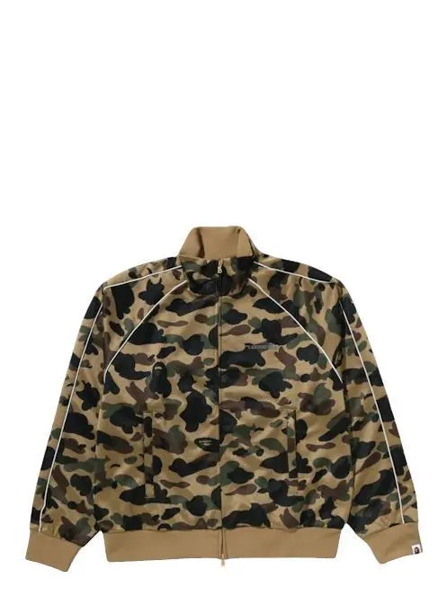 A BATHING APE 1st Camo Logo Relaxed Fit Track Jacket - Yellow