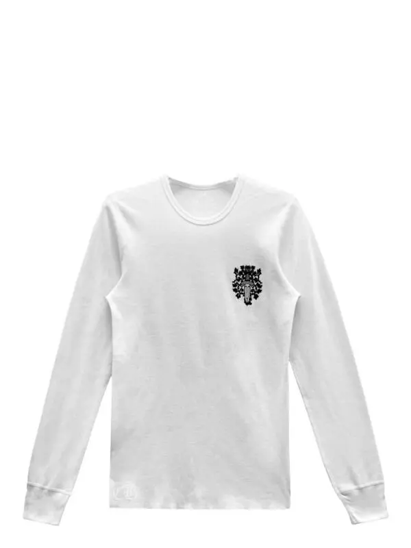 Chrome Hearts Vine Dagger Long Sleeve Thermal - White