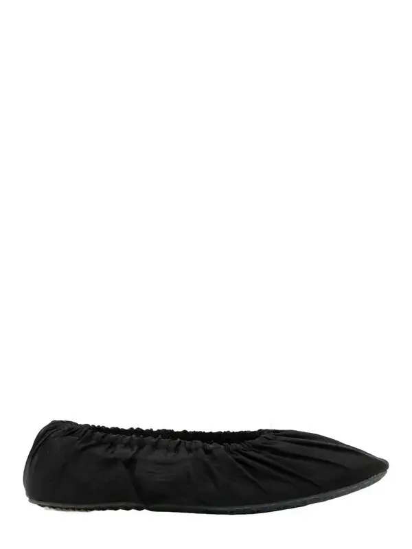 MAISON MARGIELA Gathered Ballet Flats - Black