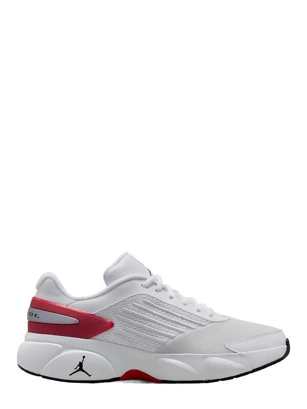 JORDAN Trunner Flow Athletic Sneakers - White/gym Red/metallic Silver