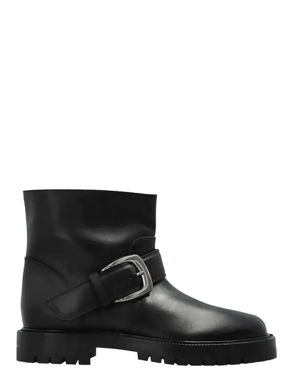 MAISON MARGIELA Tabi County Buckle Ankle Boot - Black