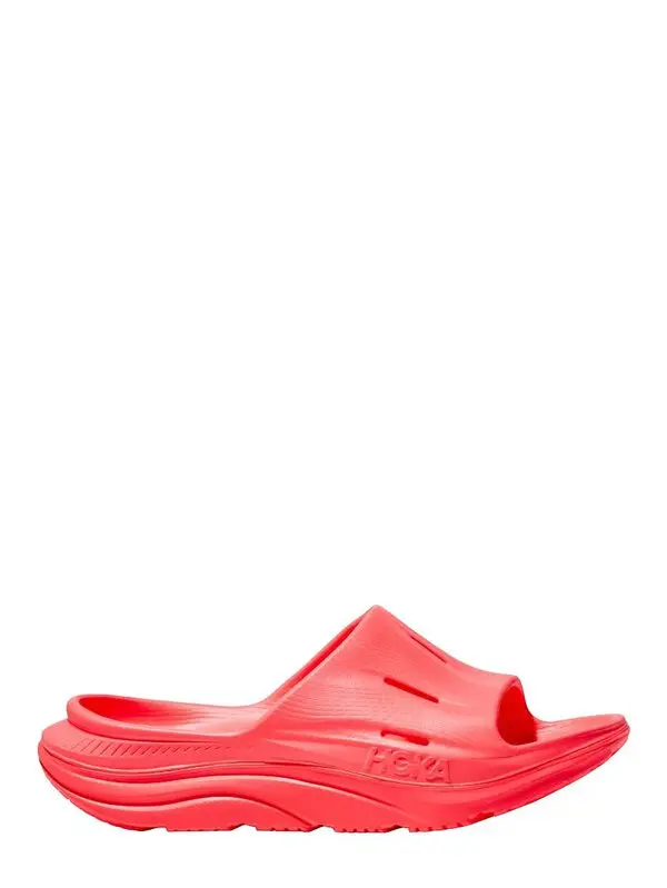 Hoka One One Ora Recovery Slide 3in - Neon Flame