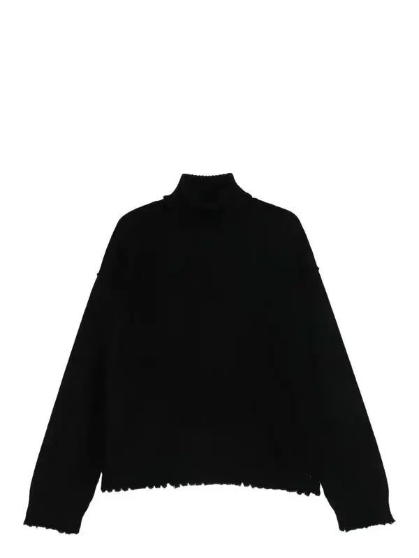 UMA WANG Cashmere Turtleneck Sweater - Black