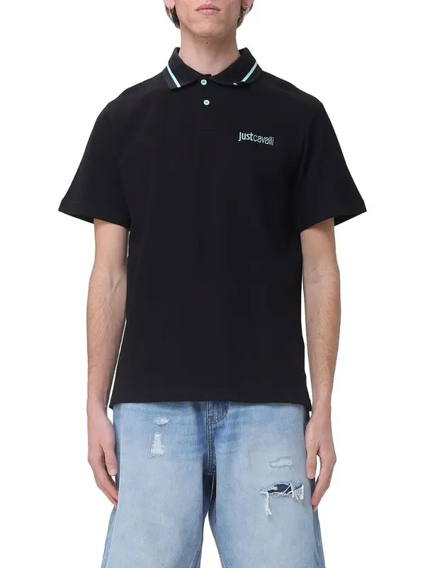 Just Cavalli Polo Shirt - Black