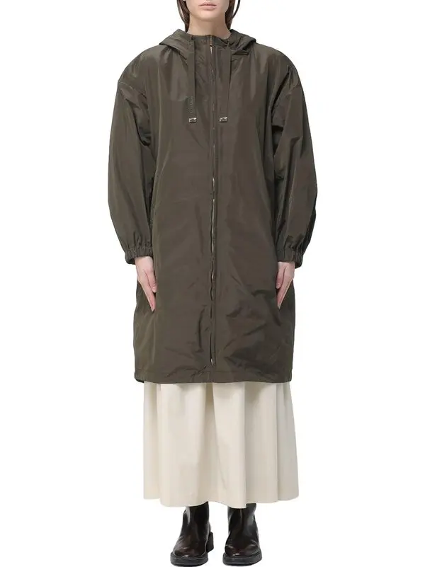 Max Mara Oversized Hooded Parka - Green