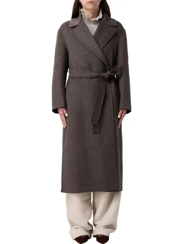 Max Mara Virgin Wool Coat - Red