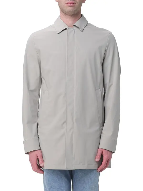 DUNO Technical Fabric Waterproof Trench Coat - Grey