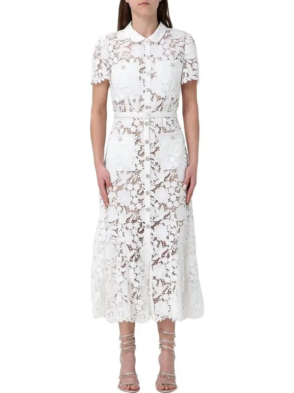 SELF-PORTRAIT Dress - White