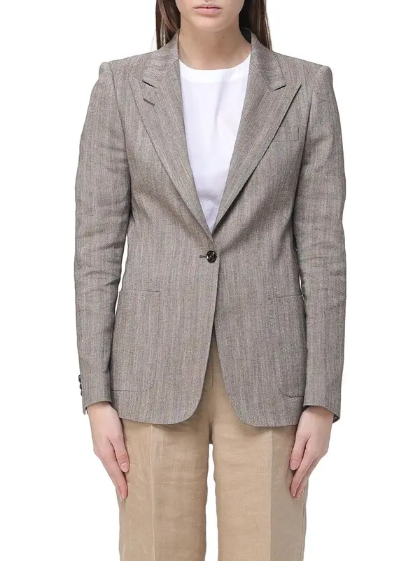 Tagliatore Single-breasted Wool Blend Blazer - Dark