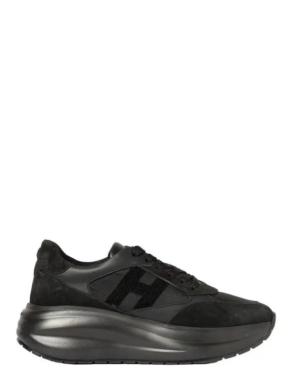Hogan Lace Up Sneakers - Black
