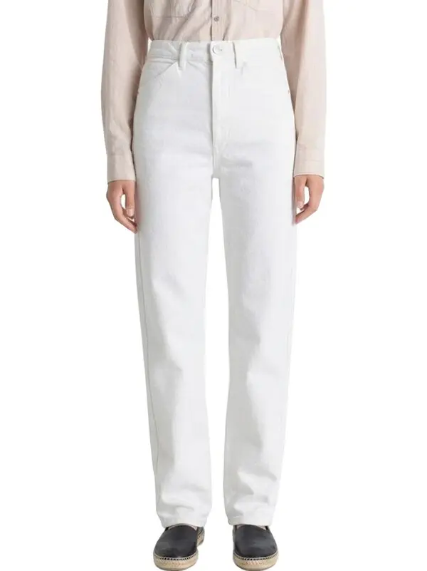LEMAIRE Straight Leg Jeans - Milk