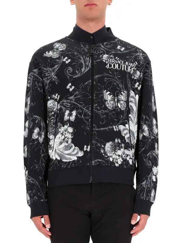 Versace Printed Sweatshirt - Black