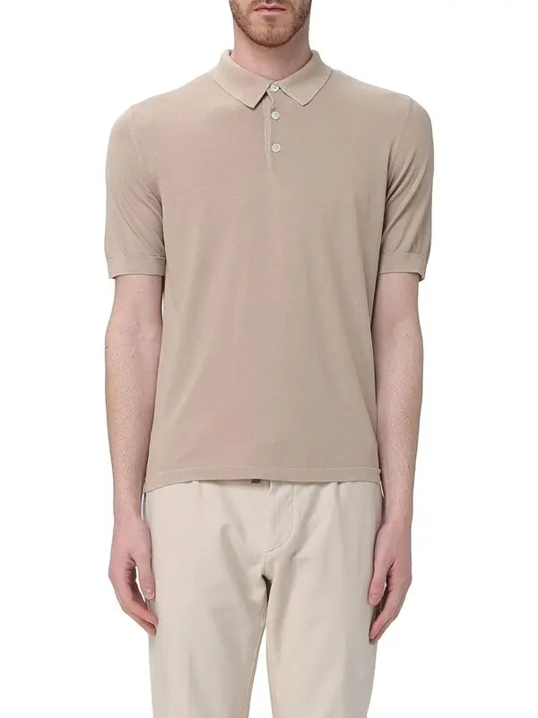 Eleventy Polo Shirt - Camel