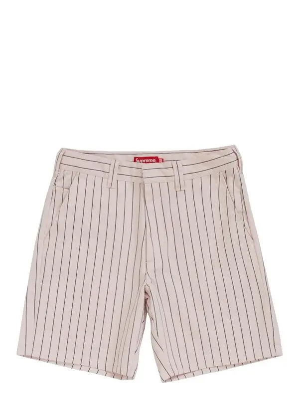 Supreme Work Short - Light Pink Stripe