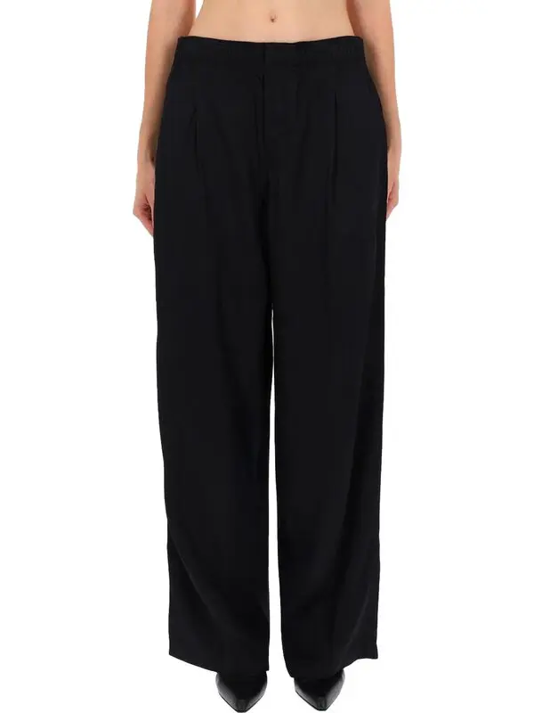 Our Legacy Wide Leg Trousers - Black