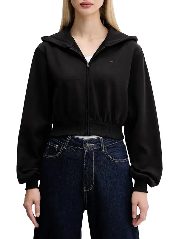 Tommy Hilfiger Full Zip Sweatshirt - Black