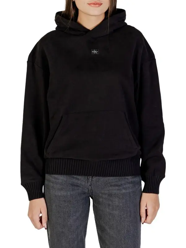 Calvin Klein Logo Hoodie - Black