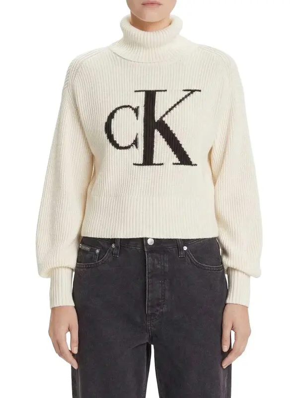 Calvin Klein Pullover Sweater - Ivory