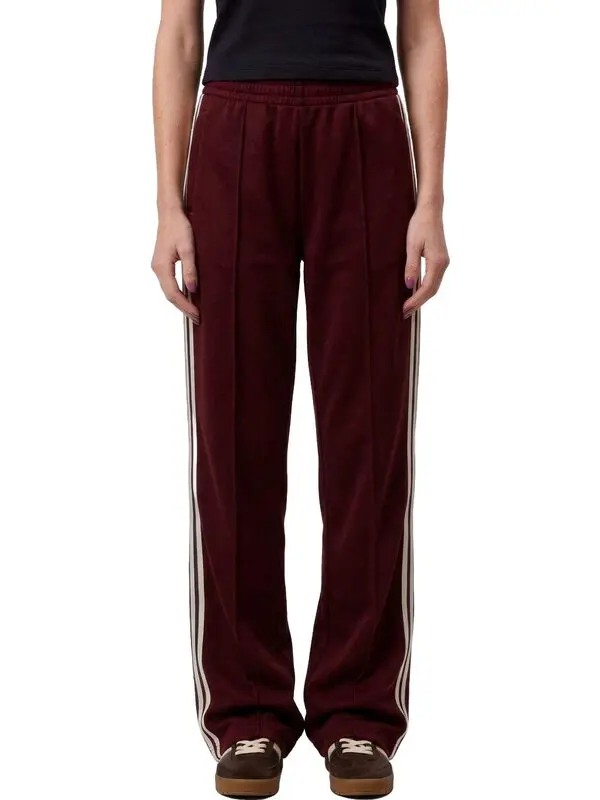 Calvin Klein Striped Track Pants - Burgundy