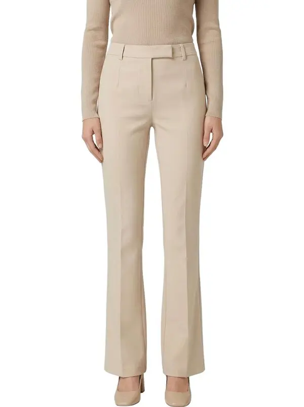 Patrizia Pepe Wide Leg Trousers - Ivory
