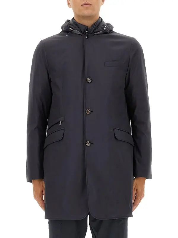 MOORER Coat - Blue