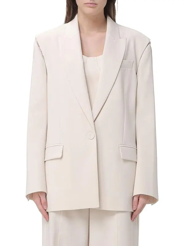Patrizia Pepe Classic Jacket - Ivory