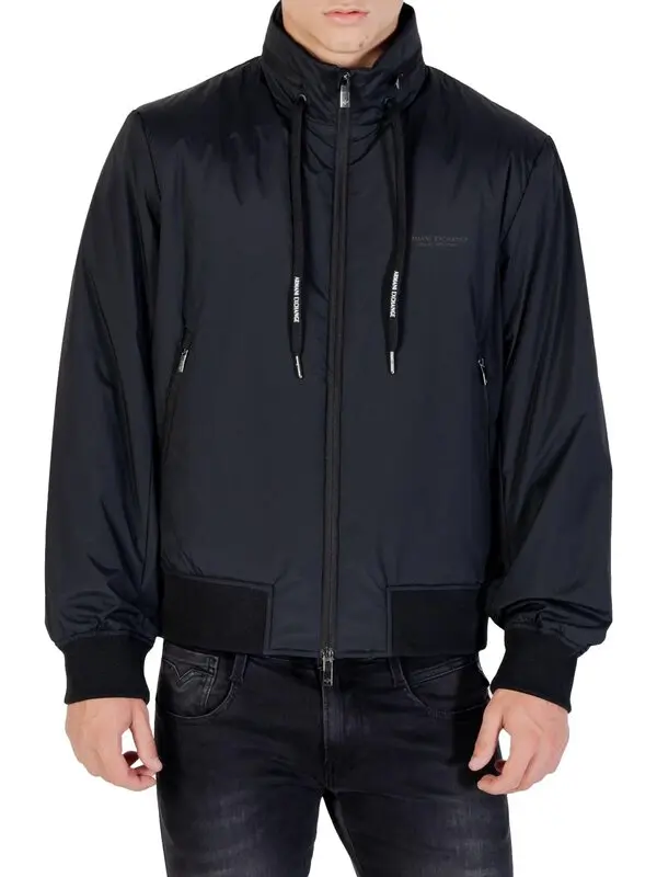 Armani Exchange Zip-up Jacket - Black