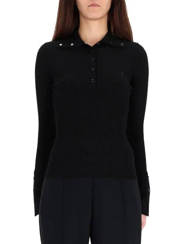 COURREGES Polo Shirt - Black