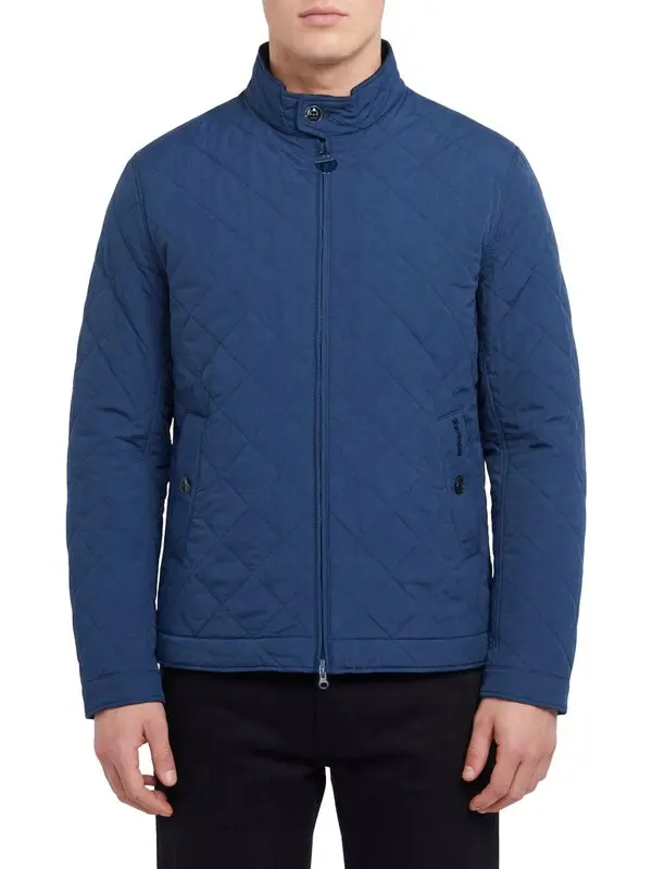 Barbour Tyneside Quilted Nylon Jacket - Blue
