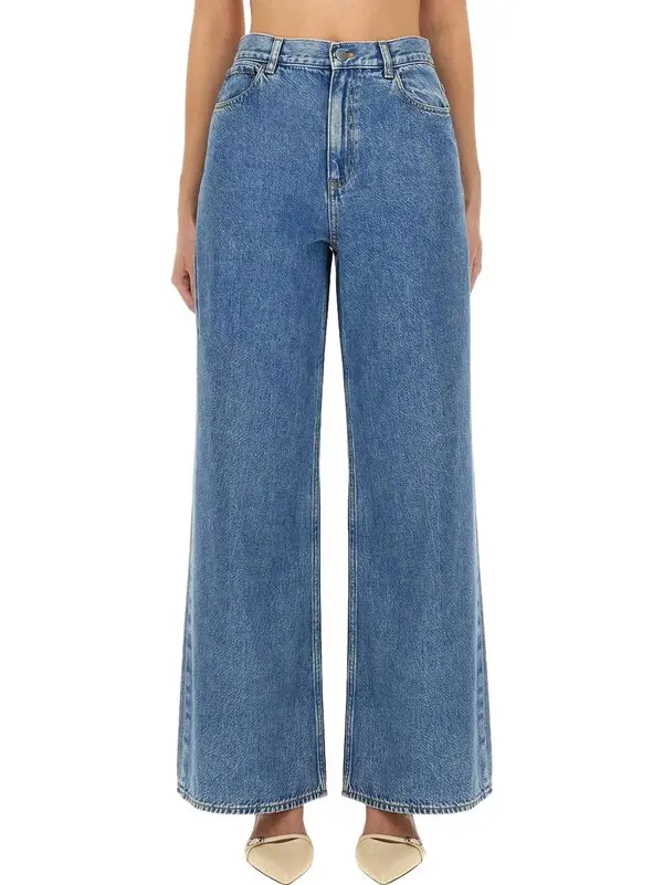 Theory Wide Leg Jeans - Denim