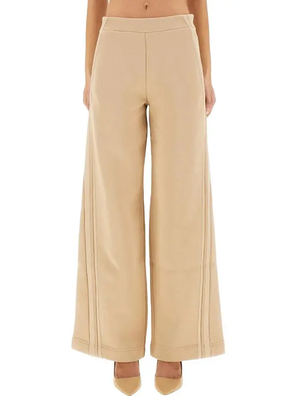 Max Mara Wide-leg Trousers - Sand