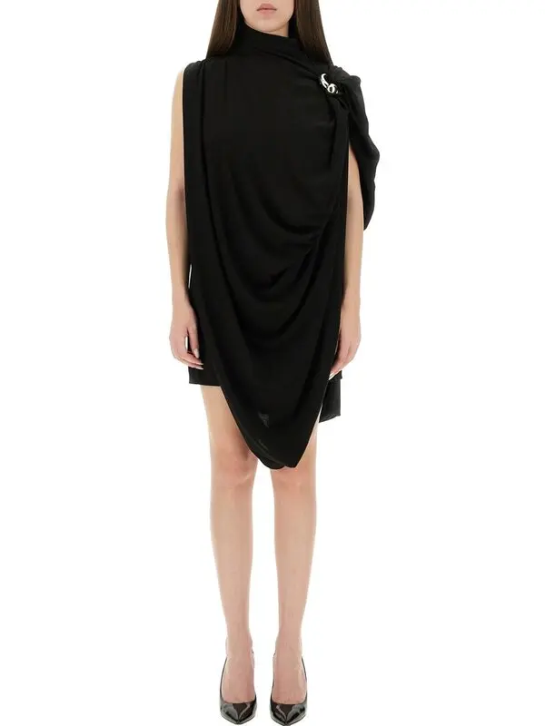 JEAN PAUL GAULTIER Draped Dress - Black