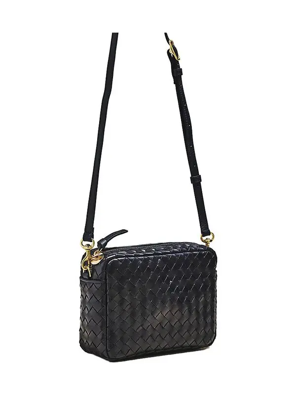 Clare V. Woven Midi Crossbody Bag - Twilight