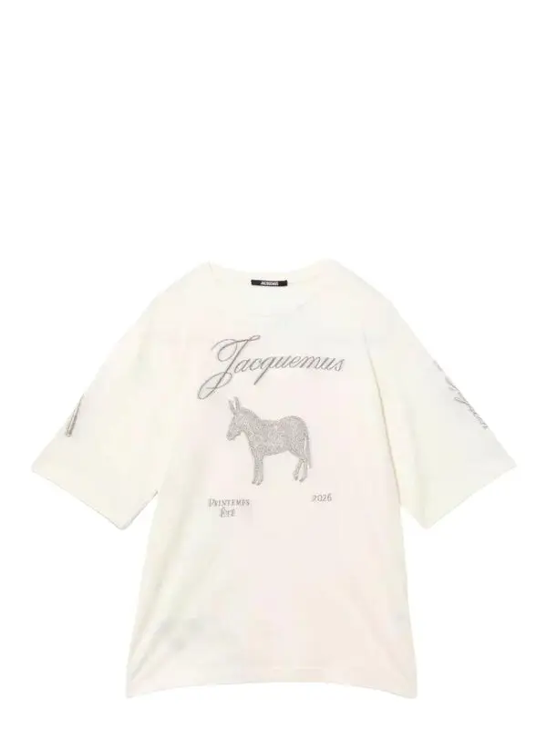 Jacquemus The Ane T-shirt - Neutrals