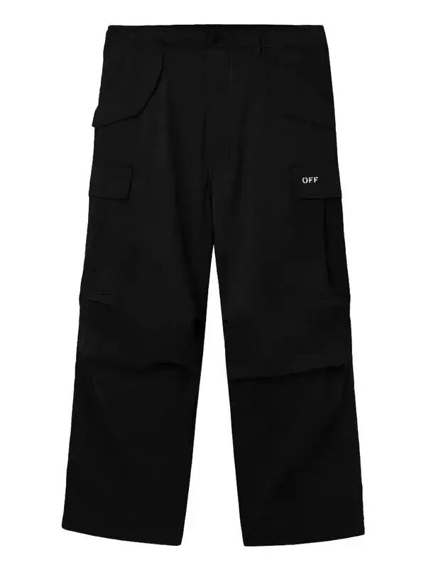Off-White Cargo-pocket Trousers - Black