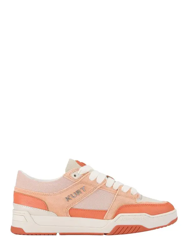 Kurt Geiger Leather Hatton Sneakers - Orange