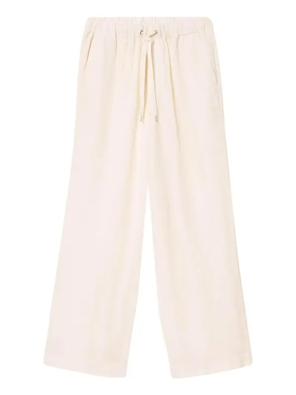 ALLSAINTS Linen Sharp Trousers - White